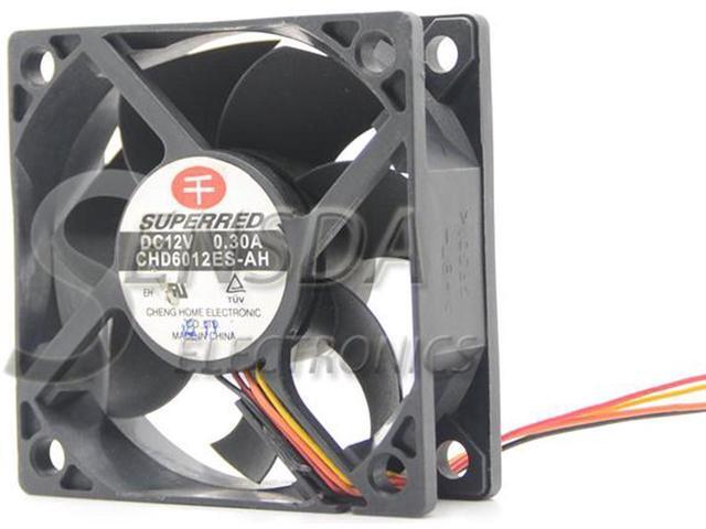 6cm fan case cooler Superred CHD6012ES-AH 60*60*20mm 12v 0.30A 4 line ...