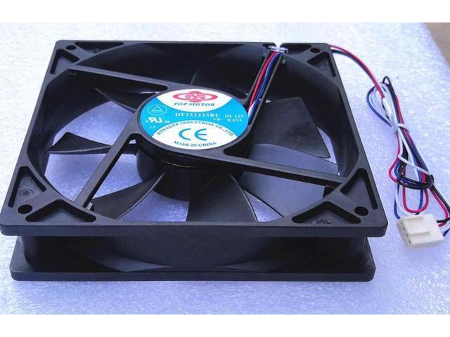 DF121225BU -D 12025 12cm Cooling Fan Dual Ball 4-Wire PWM fans 12cm 12V ...