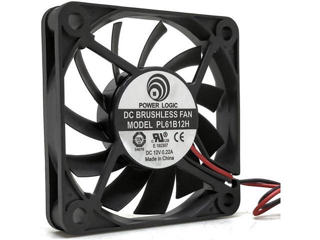 60MM 6cm Slim 10mm Cooling Fan for POWER LOGIC 6010 60X60X10mm 12V ...