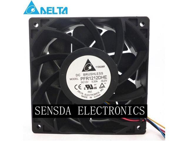 Delta PFR1212DHE 12V 12038 5.2A 7400RPM 254CFM 68.5DBA super car ...