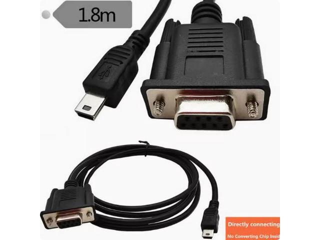 RS232 Female serial Cable DB9 Female pair USB cable COM port mini USB ...