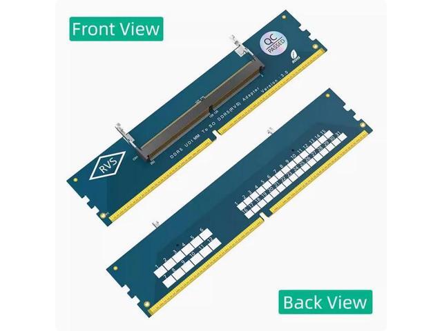 DDR5 notebook memory slot to DDR5 desktop adapter card SO DDR5 to DDR5 ...