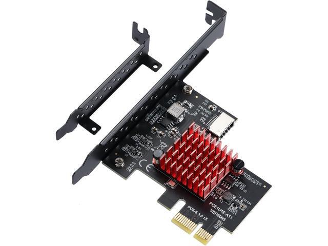 Goldendisk Pcie USB Card,PCI-E 1X to USB3.1 A-Key Gen2 Front Type-C ...
