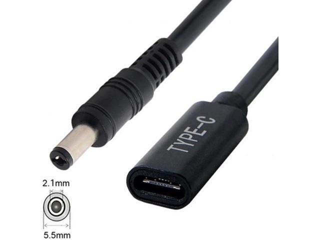 Type C USB-C Female Input to 5.5*2.1mm Cable UC-109-5521MM - Newegg.com