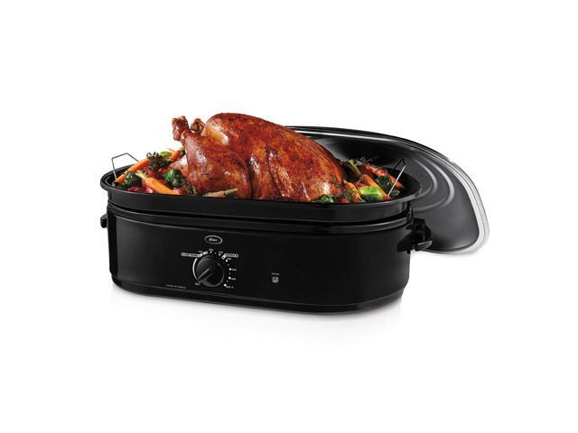 Oster 18-Quart Roaster Oven with Self-Basting Lid, Black, CKSTRS18-BSB ...