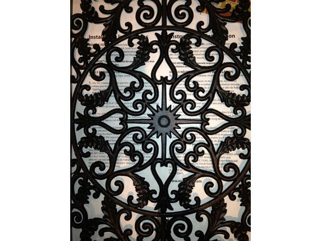 Nuvo Iron Rectangular Decorative Insert For Fencing, Gates, Home ...