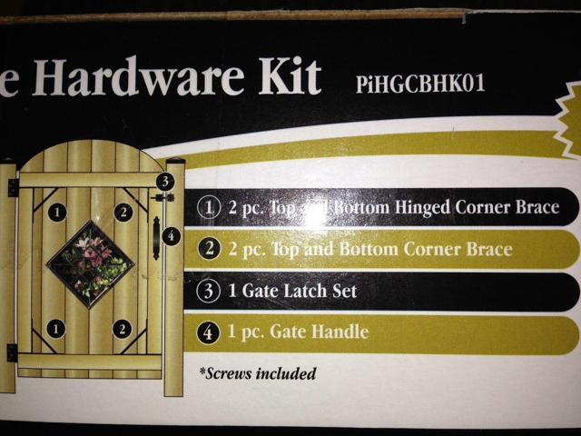 Nuvo Iron Complete Gate Hardware Kit Heavy Duty for 25" to 72" openings HGCBHK01 - Newegg.com