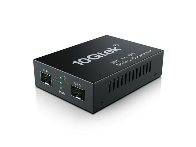 10Gtek 1.25G/2.5Gbps Two Ports SFP OEO Media Converter, Optical ...