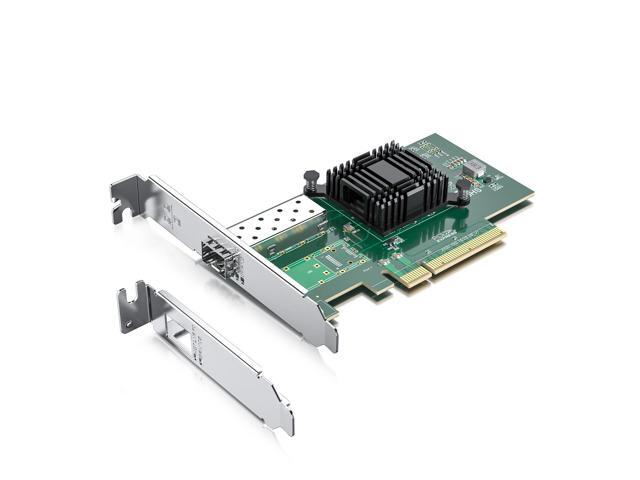 10Gtek 10Gb PCI-E NIC Network Card, Single SFP+ Port, with Intel 82599EN Controller, Ethernet ...