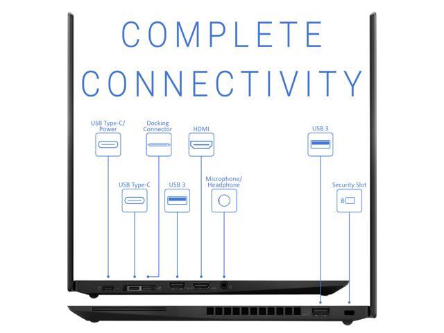 Lenovo ThinkPad T490s Notebook, 14" IPS FHD Display, Intel Core i5 ...