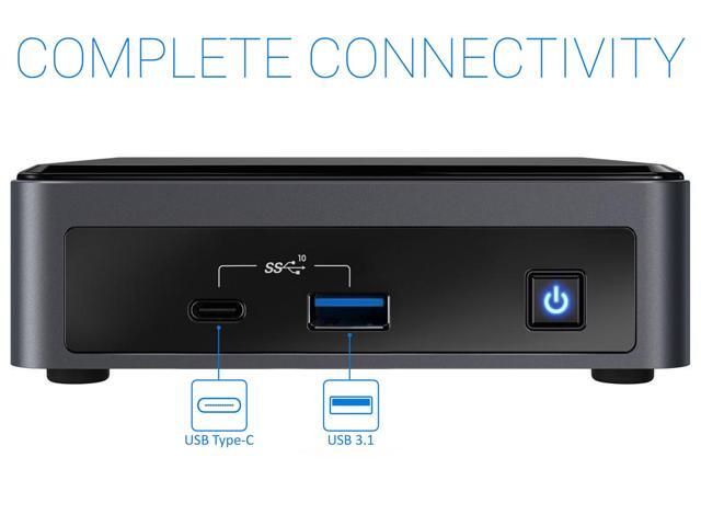 Intel NUC10i7FNKN Mini PC, Intel Core i7-10710U Upto 4.7GHz, 8GB RAM ...