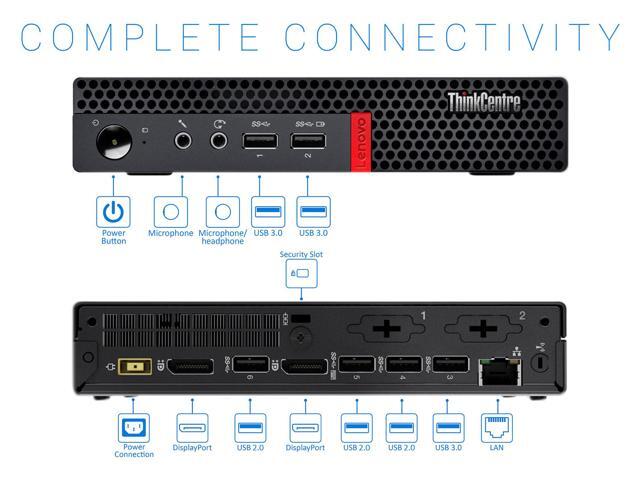 Lenovo ThinkCentre M625Q Mini PC, AMD A9-9420e Upto 2.7GHz, 8GB RAM ...