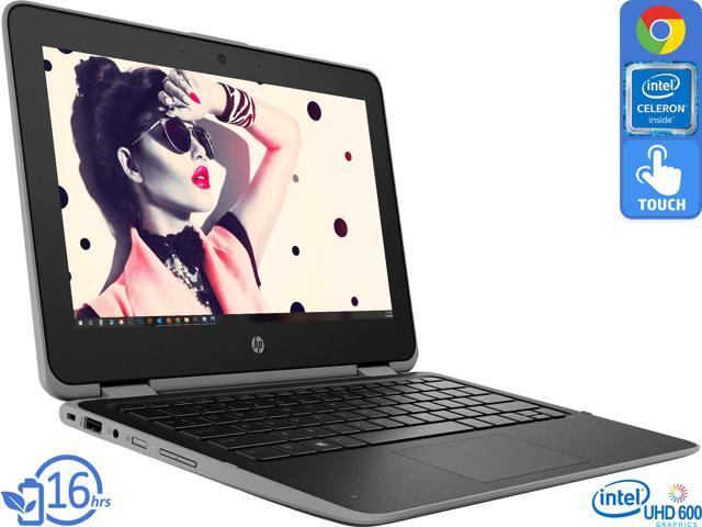 HP x360 11 G3 Chromebook, 11.6" IPS HD Touch Display, Intel Celeron ...