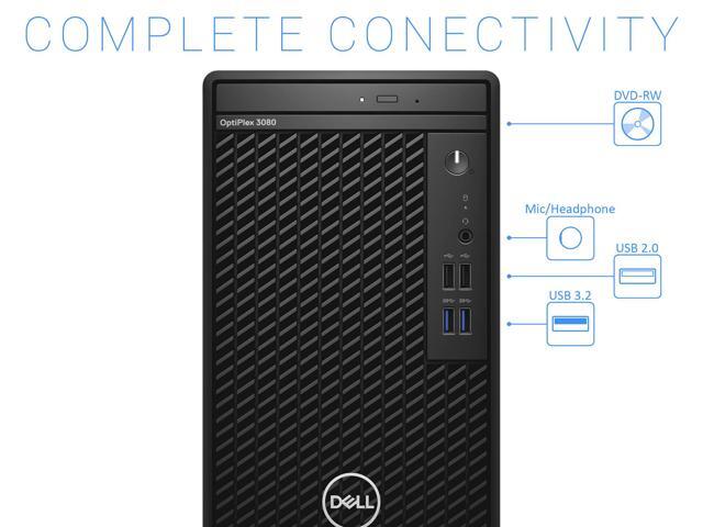 Refurbished: Dell OptiPlex 3080 Desktop, Intel Core i5-10505 Upto 4 ...