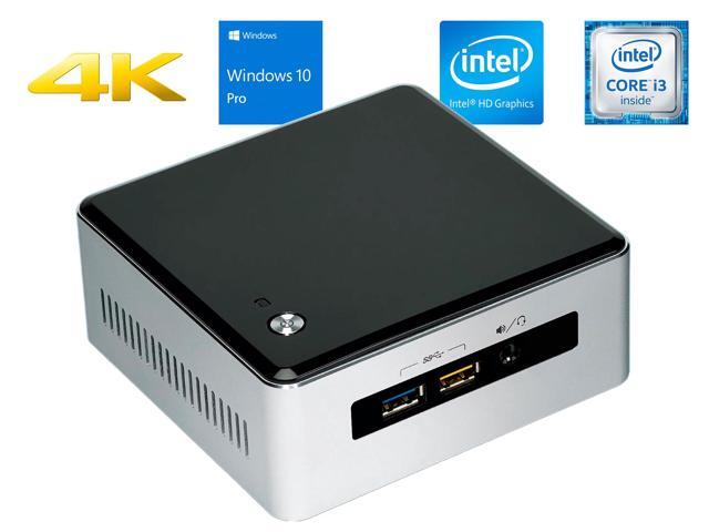 Refurbished: Intel NUC5i3RYH Mini Desktop, Intel Dual-Core i3-5010U 2 ...