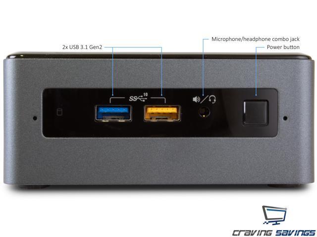 Intel NUC8i5BEH Mini PC/HTPC, Intel Core i5-8259U Up to 3.8GHz, 16GB ...