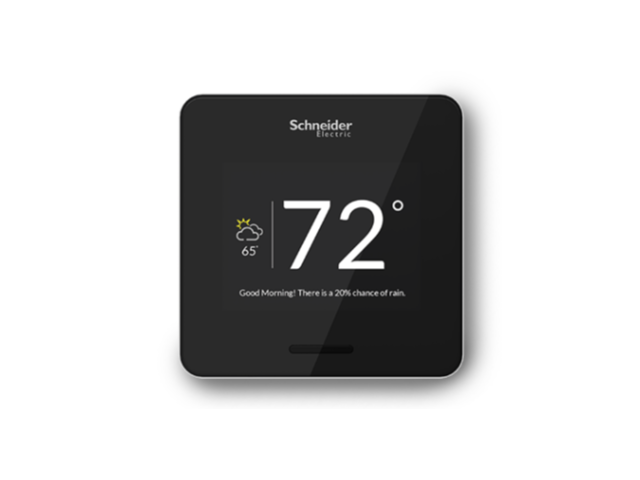 Schneider Electric Wiser Air Wi-Fi Smart Thermostat with Comfort Boost ...
