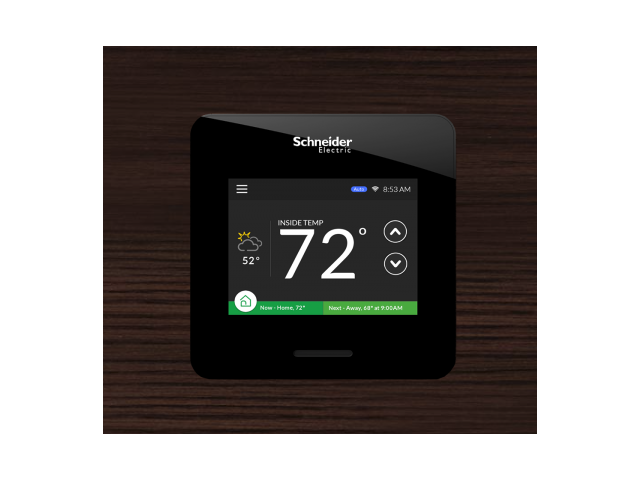 Schneider Electric Wiser Air Wi-Fi Smart Thermostat with Comfort Boost ...