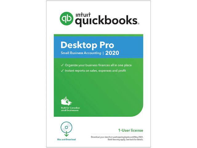 QuickBooks Desktop Pro 2020 - 1 User License - Newegg.ca