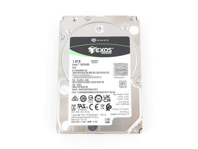 Refurbished: Seagate Exos Enterprise 10E2400 1.8TB ST1800MM0129 SAS ...
