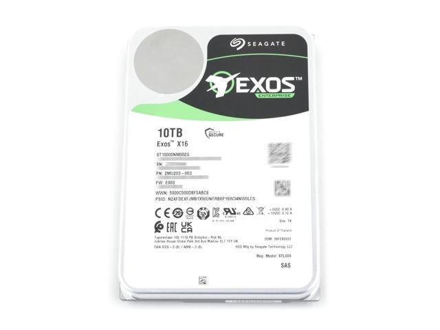 Refurbished: Seagate Exos X16 Enterprise 10TB ST10000NM002G 7200 RPM ...