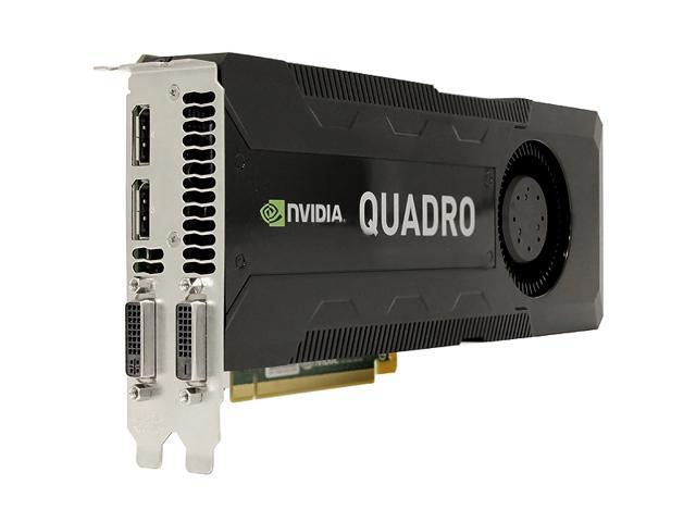Refurbished: NVIDIA Quadro K5000 4GB GDDR5 PCIe 2.0 x16 Dual DP DVI ...