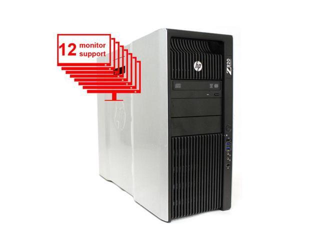 Refurbished: Multi Monitor HP Z820 Computer 2x Intel Xeon E5-2640 2 ...