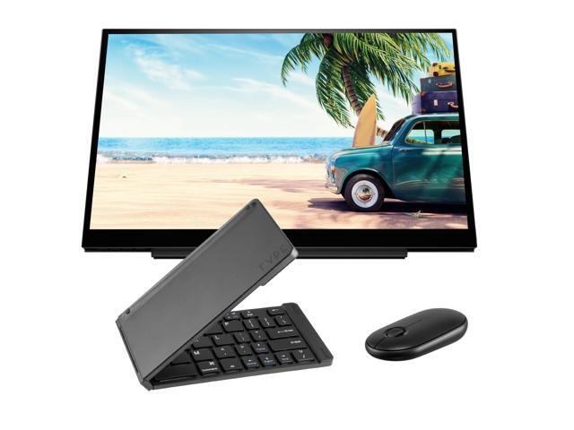 HP E14 FHD (1920 x 1080) Portable Travel Monitor Bundle with USB Type-C ...