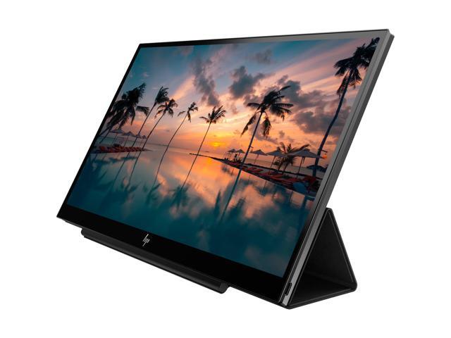 HP E14 FHD (1920 x 1080) Portable Travel Monitor Bundle with USB Type-C ...