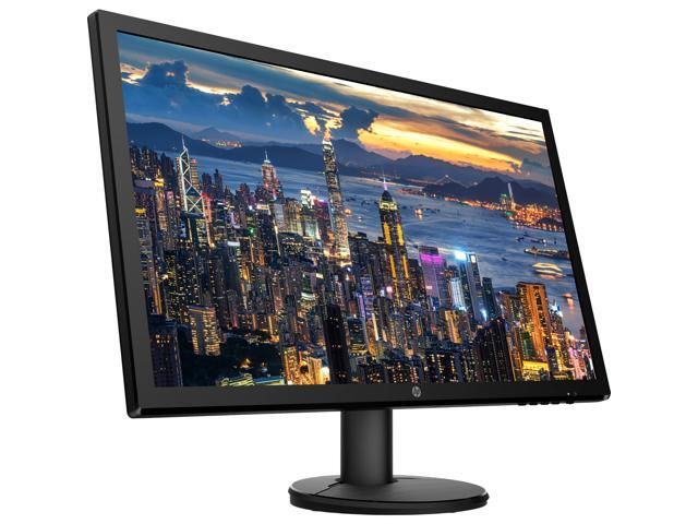 HP V24 FHD 1920x1080 Monitor Bundle with HDMI, FreeSync, Low Blue Light ...