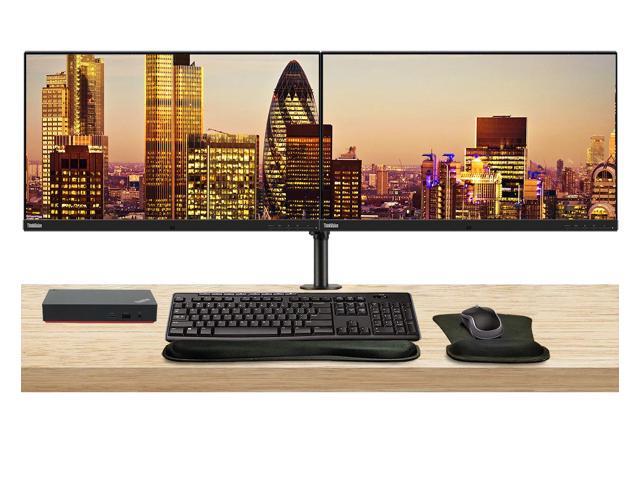 Lenovo ThinkVision P27u 3840 x 2160 LED UHD 4K LCD, 2-Pack Bundle with ...