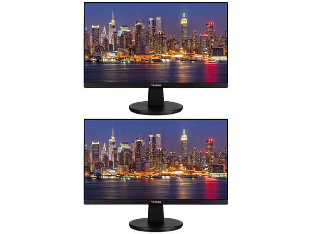 ViewSonic VA2447-MH 24-inch 1920x1080 Full HD LCD IPS Monitor, 2-Pack ...