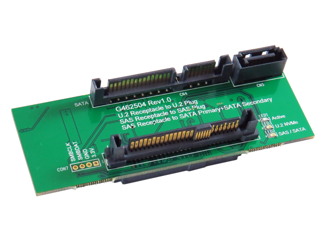 Innocard U.2 female to U.2 male & SATA interposer Card - Newegg.com