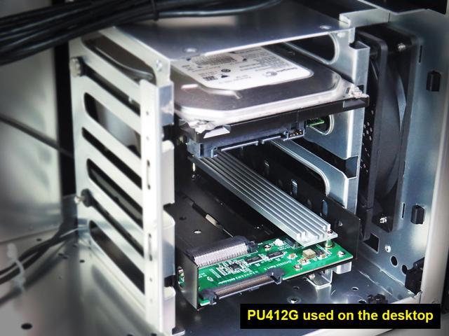 Innocard Internal 3.5" drive tray for 2.5" NVMe SSD or M.2 NVee SSD ...