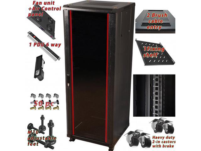32U Free Standing Server Rack Cabinet Fits Most of Servers ACCESSORIES ...