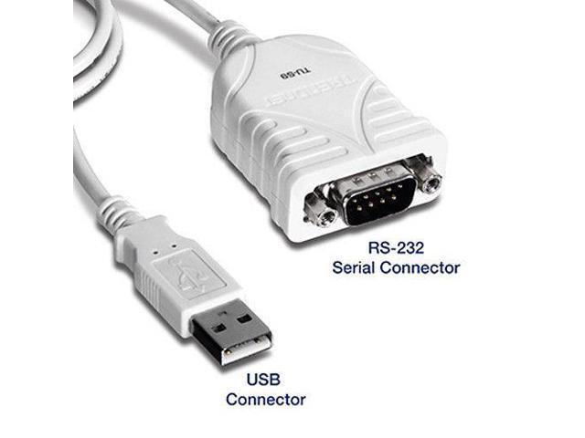 TRENDnet TU-S9 USB to Serial Converter USB 1.1 to RS-232 Male DB9 ...