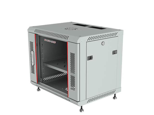 Server Rack – 9U - Wall Mount Rack - Locking Cabinet for Network ...