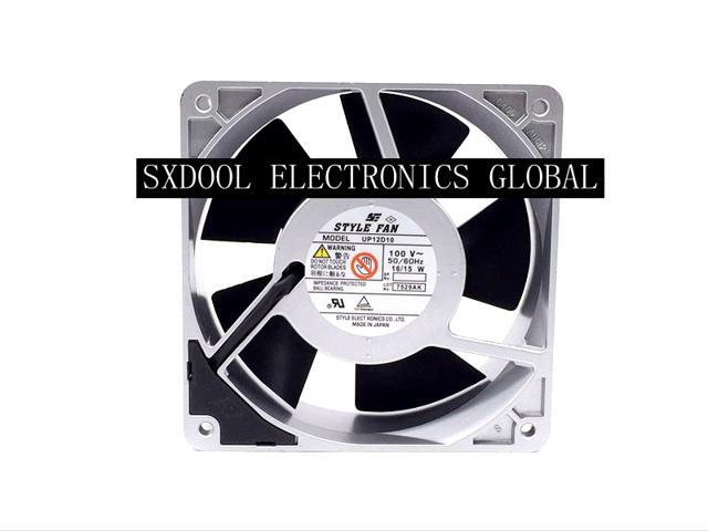 For STYLE FAN UP12D10 AC 100V 16/15W 120x120x38mm 12cm Server Cooler ...
