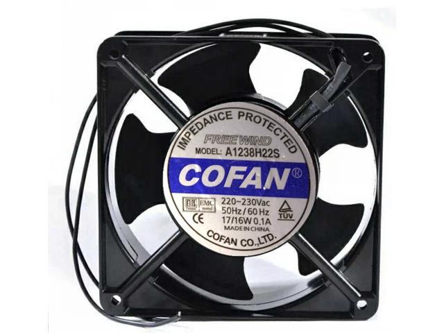 Original COFAN Axial Cooling Fan Fan A1238H22S 12cm 220V 17 / 16W 0.1A ...