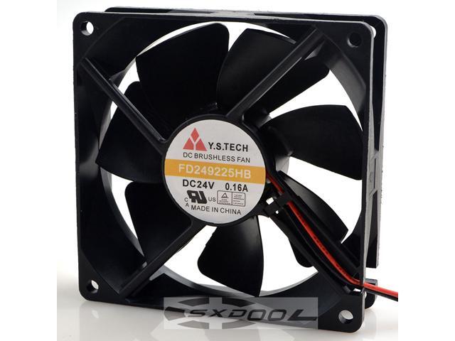 NEW original 92mm Y.S.TECH FD249225HB 9025 9225 2pin DC 24V 0.16A axial ...