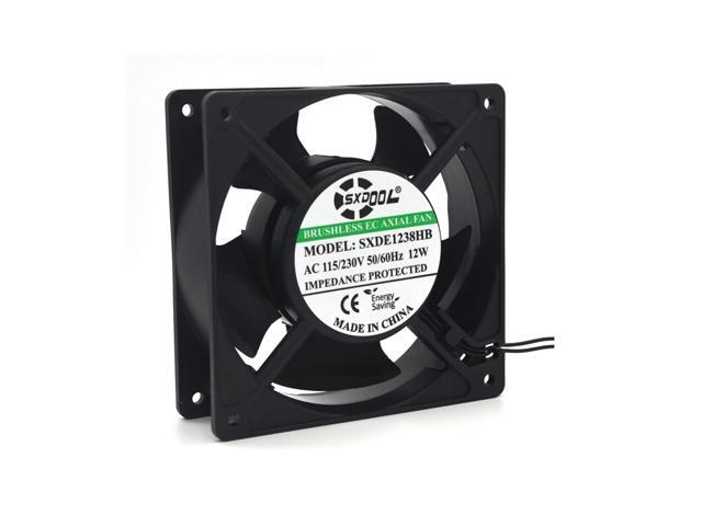 115V Cabinets cooling fan 115V&230V 120mm 120X120X38mm Dual Ball ...