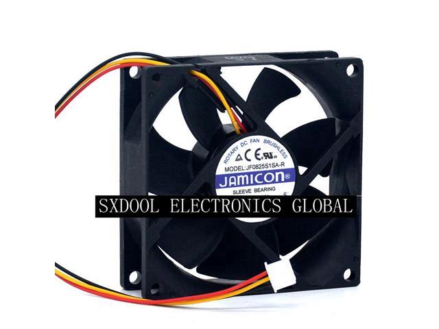 Original JF0825S1SA-R New UPS silent fan 3-wire JAMICON 12V 0.26A ...