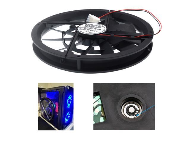 SXDOOL 250mm DC 12V Cooling Fan,1200 RPM 40DBA molex 4D 25X3 cm, for ...