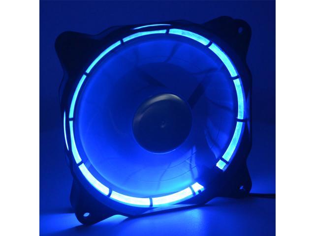 120mm cpu cooler 1pcs Blue LED fan 120X120X25mm DC 12V 0.14A 900RPM ...