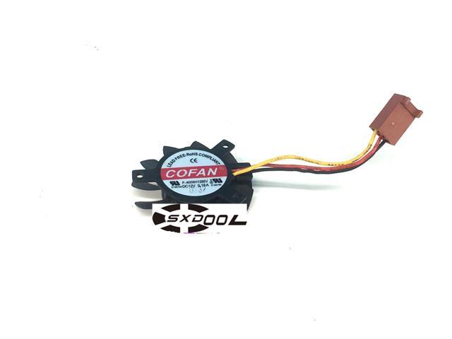 Original COFAN F-4008H12BIV 12V 0.18A 4008 4CM 3-wire cooling fan ...