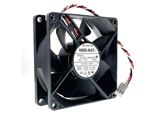 80mm 12V Computer Case Cooling Fan,3110GL-B4W-B79 NMB 8025 80X80X25mm ...