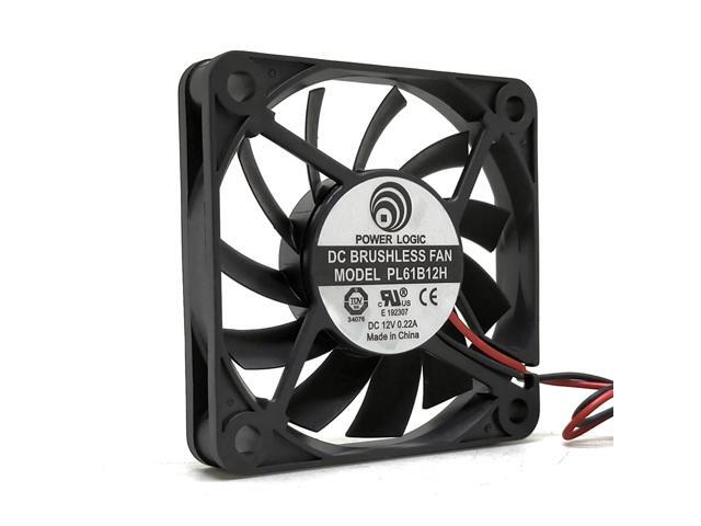 60MM 6cm Slim 10mm Cooling Fan for POWER LOGIC 6010 60X60X10mm 12V ...