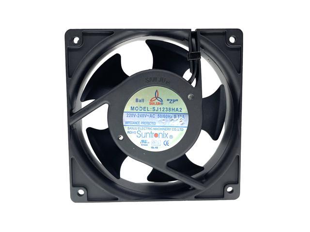 220V Fan Metal NEW Suntronix SANJUN SJ1238HA2 120mm 12cm 12038 220V 240V 0.13A 12038 Metal Fan ...