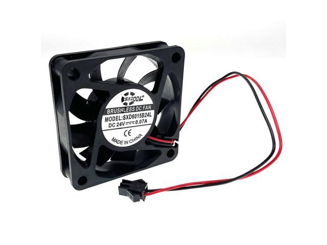 24V Cooling Fan 60mm 6cm Dual Ball Bearing Mute Quiet Silent Computer ...