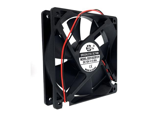 120mm 12025 DC 12V 0.50A PC CPU Cooling Fan 120x120x25mm Dual Ball ...